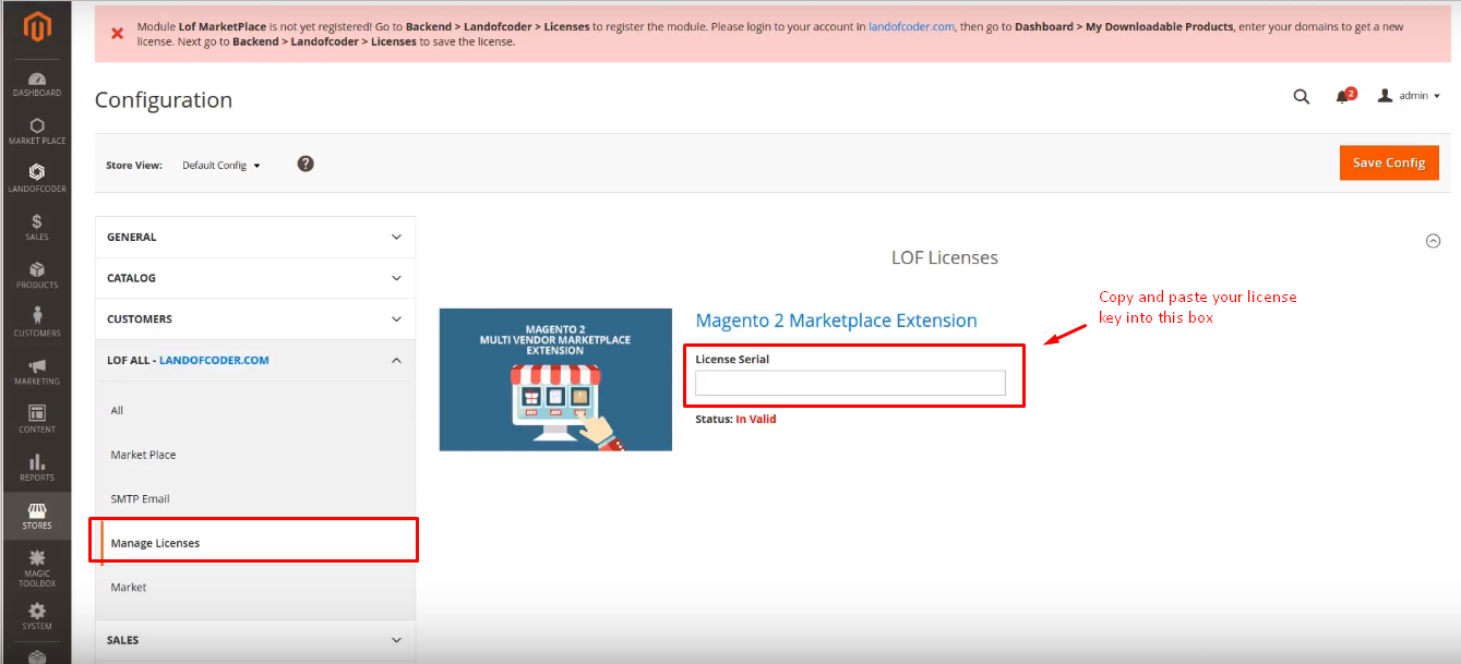 How To Activate License Key For Magento 2 Marketplace Extension | Landofcoder Tutorial - Magento ...